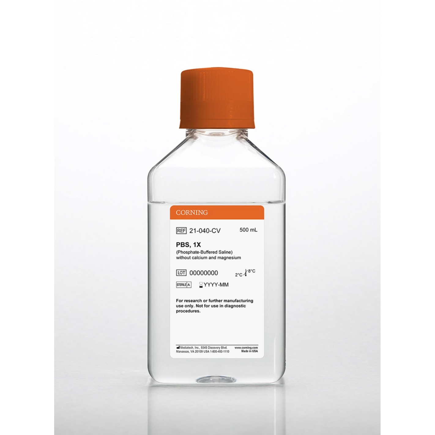 PBS 1X (without Calcium and Magnesium)